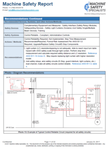 Risk Assessment Services | OSHA Safety Audits | Machine Safety
